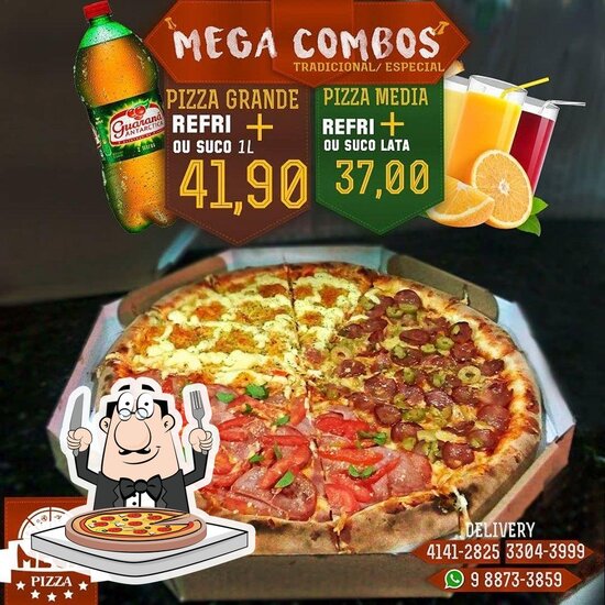 Menu at Mega Pizza - Pizza ao Forno a Lenha para Delivery em Teresina ...