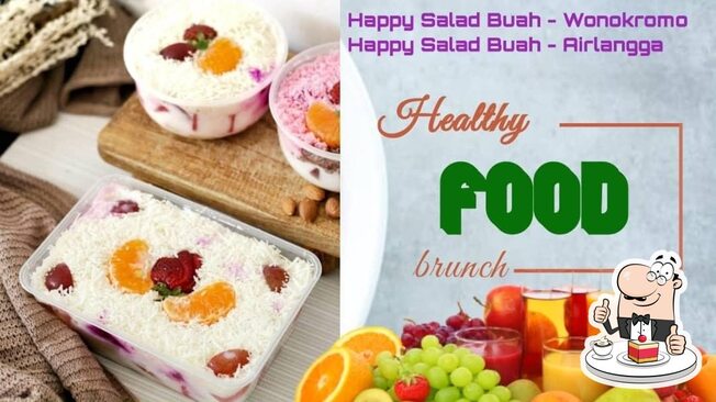 Menu at Happy Salad - Airlangga restaurant, Surabaya