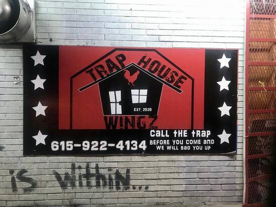Menu at Trap House Wingz, Nashville