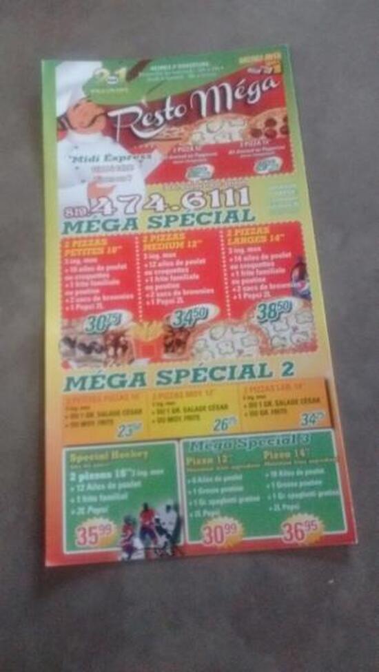 Resto Mega, Drummondville - Menu du restaurant, prix et avis
