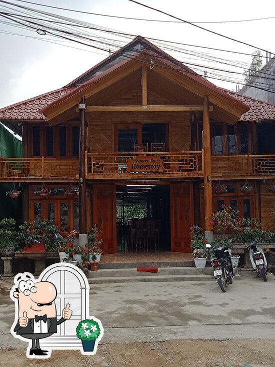 Menu at Quanglan Homestay restaurant, Vietnam