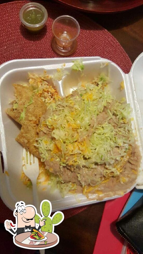 Menu at Monica's Taco Shop restaurant, Colorado Springs, 30 E Fillmore St