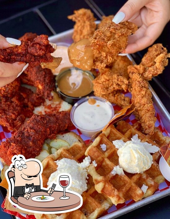 Menu at Al's Hot Chicken restaurant, Los Angeles, 11078 Santa Monica Blvd