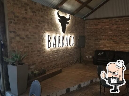 Menu at Barraca, Vereeniging