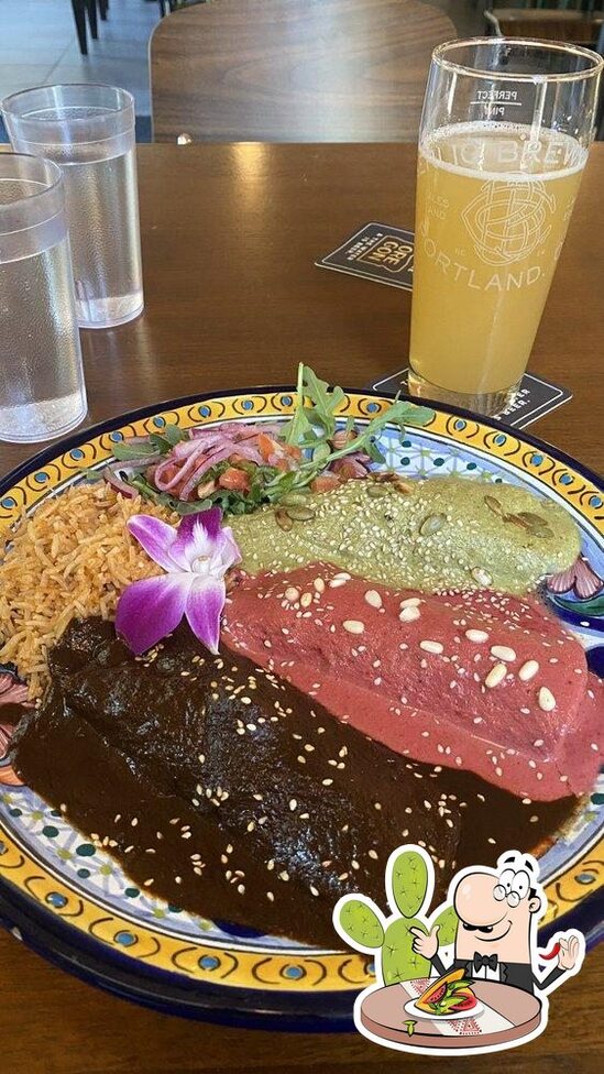 Menu at Mole Mole Mexican Cuisine restaurant, Portland
