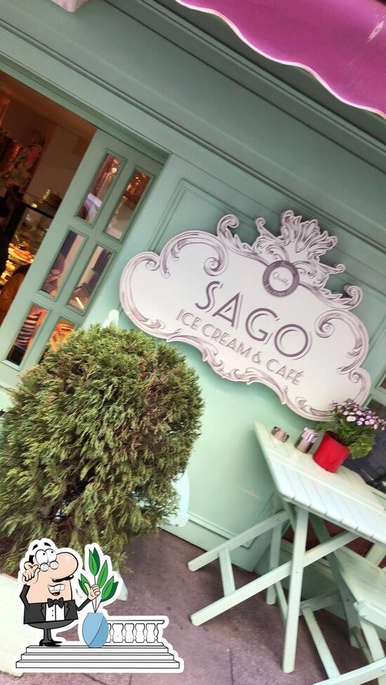 Menu at Sago Içe Cream Cafe, Maslak Mahallesi