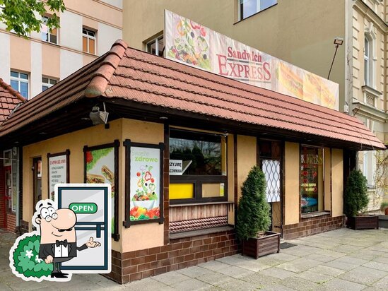 Menu at Sandwich Express restaurant, Opole