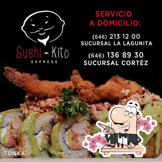 Menu at Sushikito Express restaurant, Ensenada