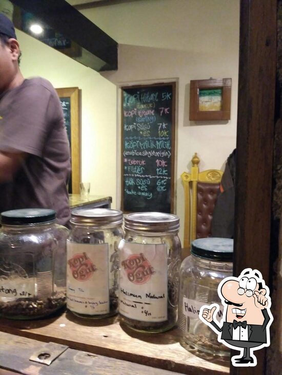 Menu at Warkop Ogut cafe, Bandung