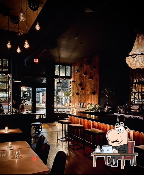 Menu at Hoxton restaurant, Vancouver