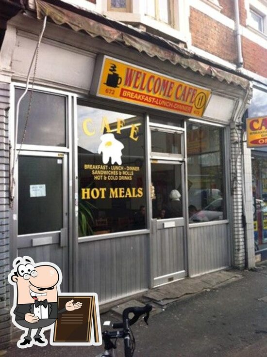 Menu at Welcome Cafe, London, 672 High Rd. Leyton
