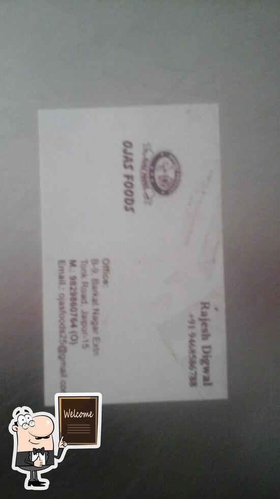 Ojas Foods, Jaipur - Restaurant menu, prices and reviews