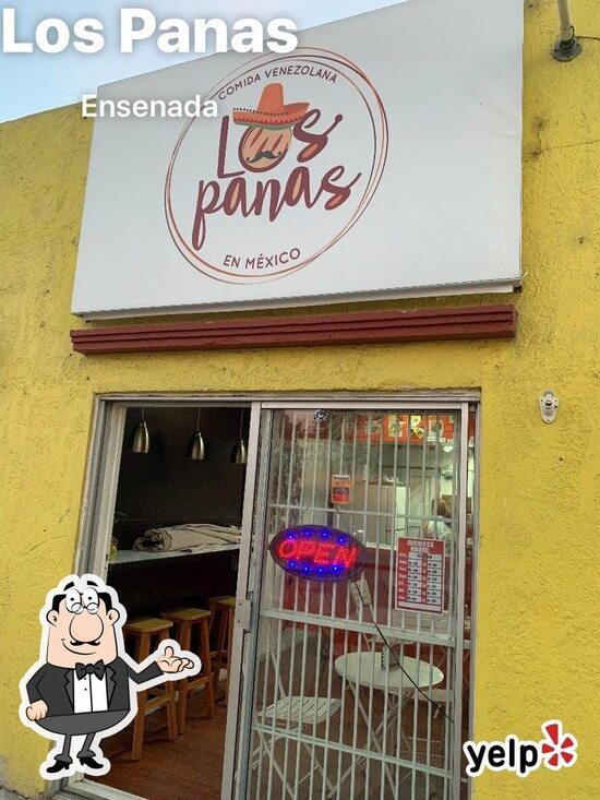 Menu at Los Panas Venezuelan restaurant, Ensenada, Blvd. Costero 1094