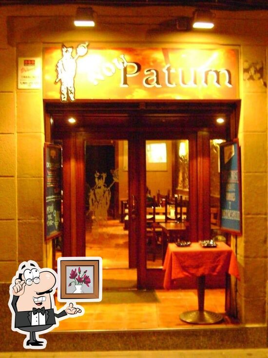 Menu at Bar Patum, Barcelona, Carrer de Jaume Piquet