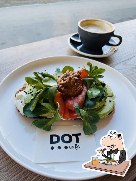 Menu at Dot Cafe, Tallinn