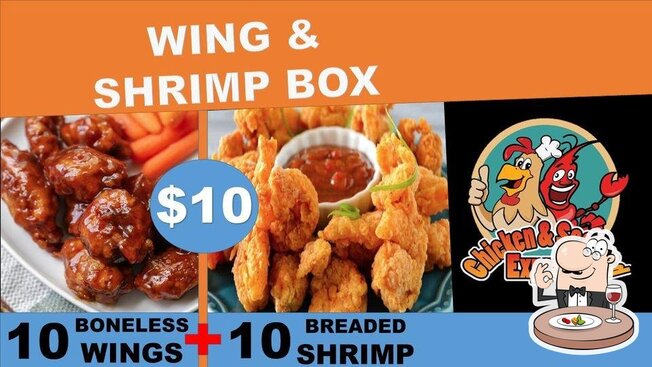 Menu at Chicken & Seafood Express restaurant, Kaplan