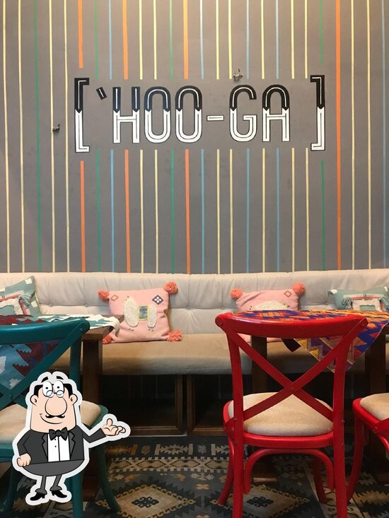 Menu at Hooga Cafe and Lounge, Ho Chi Minh City