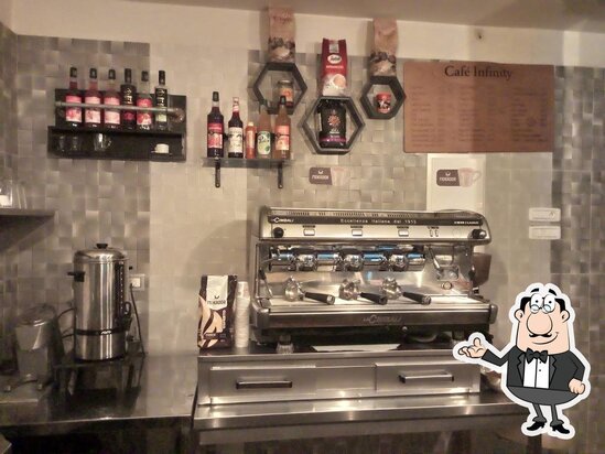 Menu at Infinity cafe, Sfax