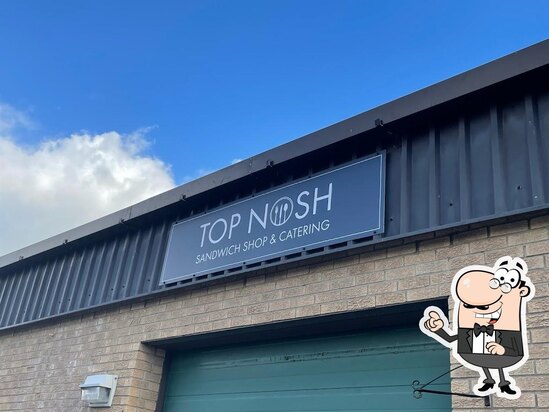Menu at Top Nosh restaurant, Hexham