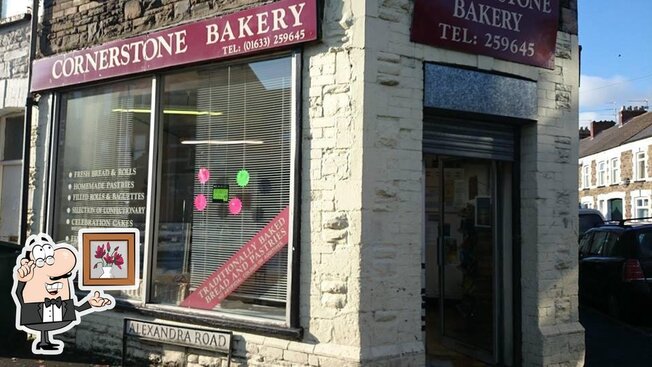 Menu at Cornerstone Bakery, Newport