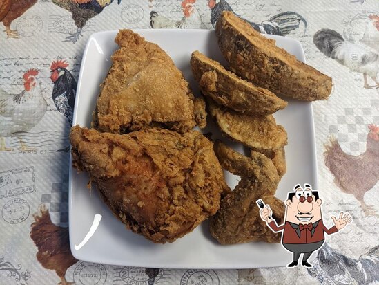 Menu at Chris Fried Chicken restaurant, Indianapolis
