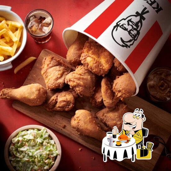 Menu at KFC Die Bult restaurant, Potchefstroom