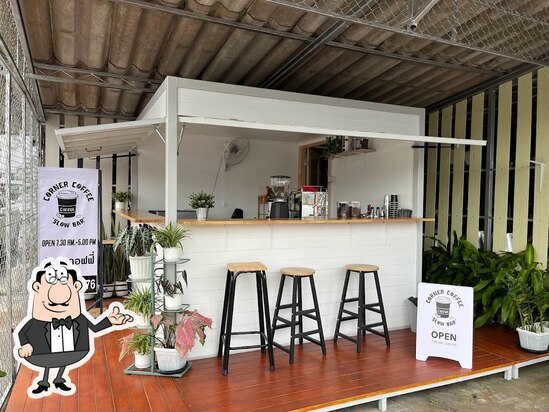 Menu at Corner Coffee slow bar หัวมุมกาแฟ, Laem Chabang