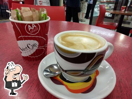 Menu at The Perfect Cup Cafe, Adelaide