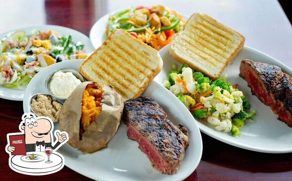 Menu at Ribeyes Steakhouse, Williamston, Cantle Ct