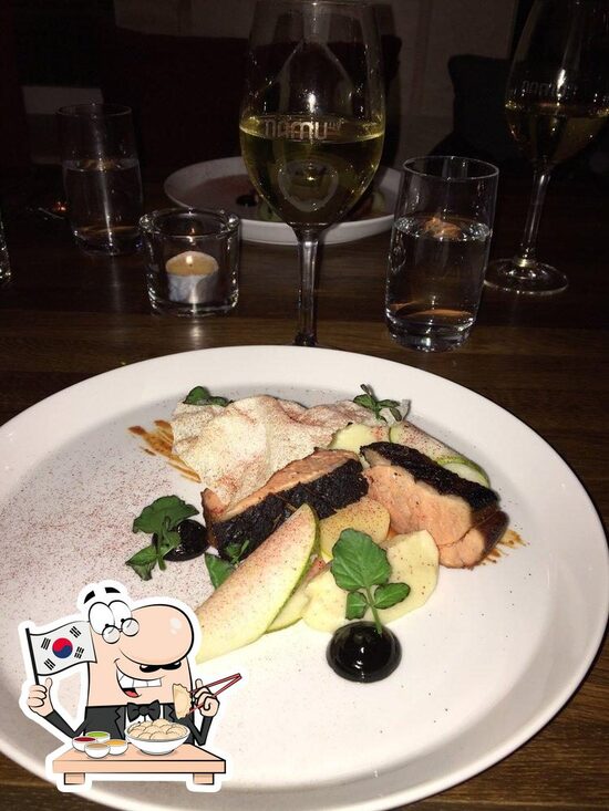 Menu at Namu restaurant, Malmö