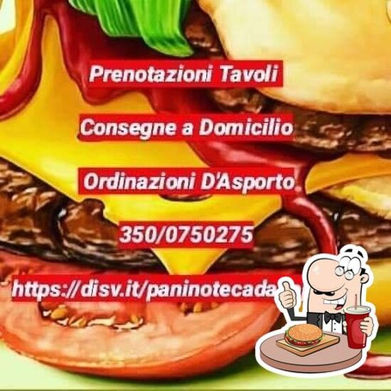 Menu at Paninoteca da Peppone fast food, Reggio Calabria