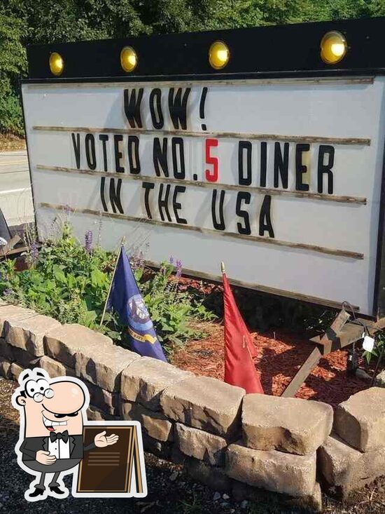 Menu at David's Diner restaurant, Springdale