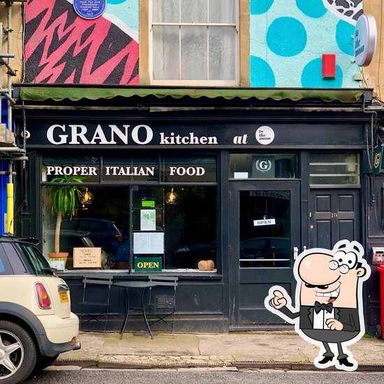 Menu at Grano restaurant, Bristol