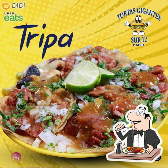 Carta del restaurante Tortas Gigantes Sur 12 Palacio, Nezahualcóyotl