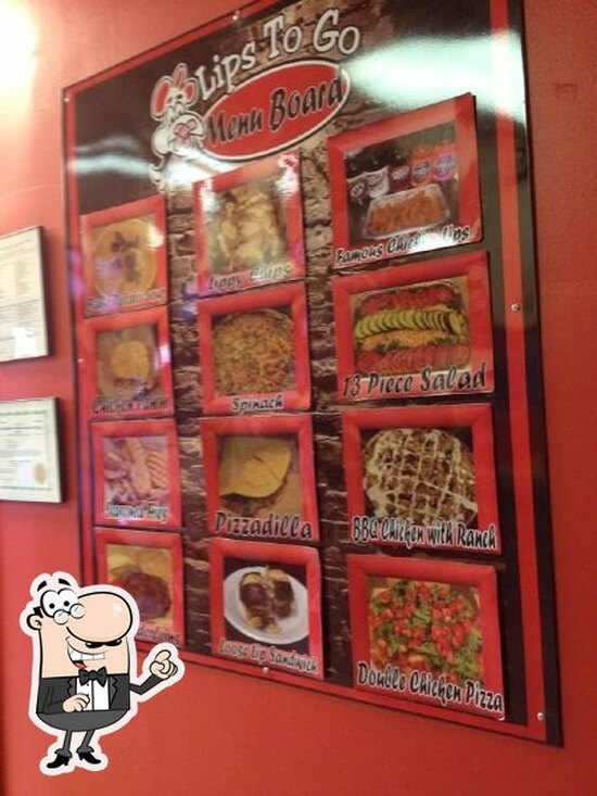 Menu at Lips To Go fast food, Burlington