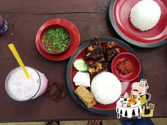 Menu at Rindu Kampung Seafood Restaurant, Indonesia