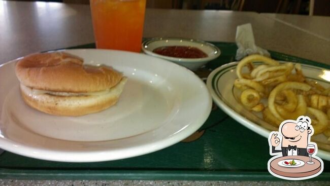 Menu at Champs Dining Hall cafeteria, Denton