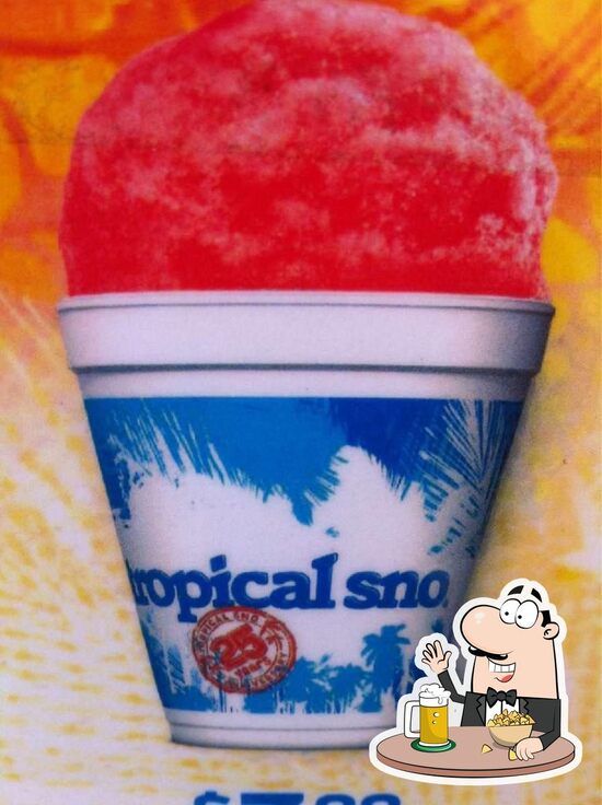 Menu at Tropical Sno, Tampa