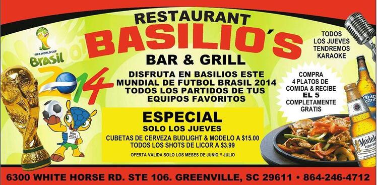 Basilios Bar & Grill in Greenville - Restaurant reviews