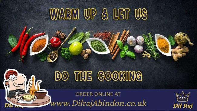 Menu at Dil Raj restaurant, Abingdon