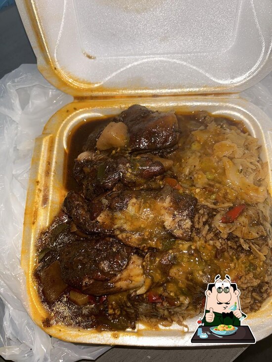 Carta de Bless Up Jamaican Restaurant, Cleveland