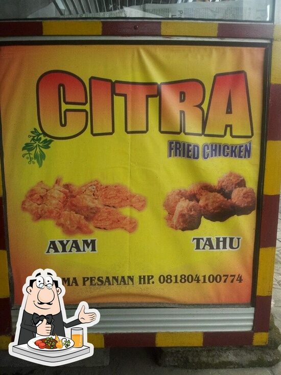 Menu at Citra Chicken, Yogyakarta