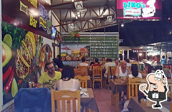 Menu at Dino's Restaurant & Bar, Hua Hin