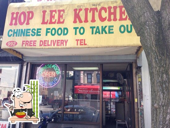 Menu at Hop Lee Kitchen restaurant, New York City, 992 Manhattan Ave