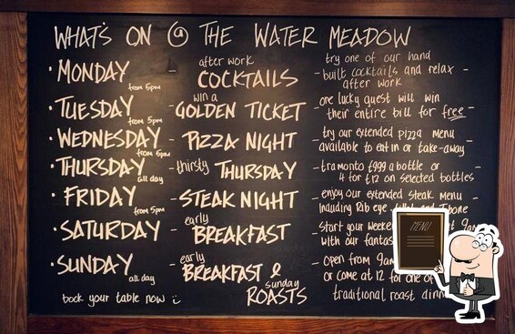 Menu at Water Meadow pub & bar, Melksham