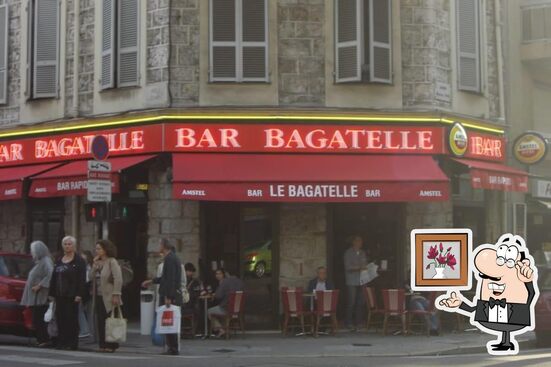 Menu at Bar Bagatelle, Nice