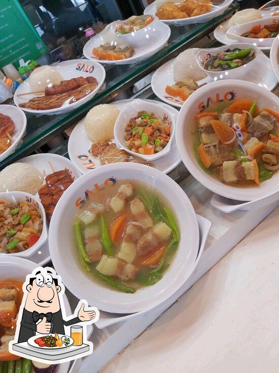 Menu at SALO restaurant, Legazpi City