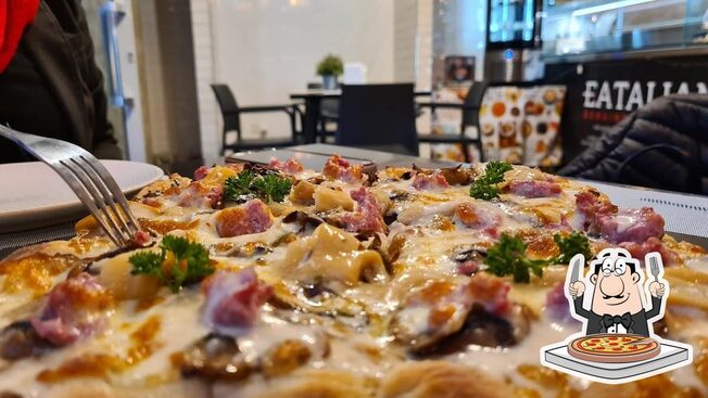 Menu at The Eatalian restaurant, Gibraltar