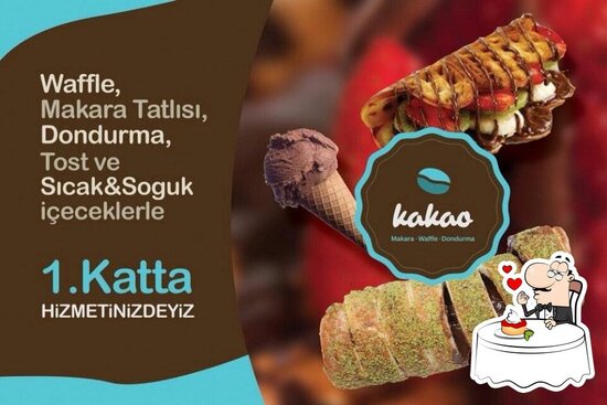 Menu at Kakao Makara Tatlısı, Kayseri
