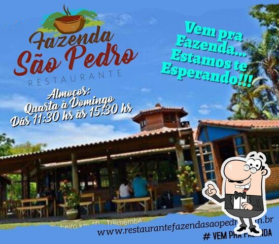 Menu at Restaurante Fazenda São Pedro, Brazil